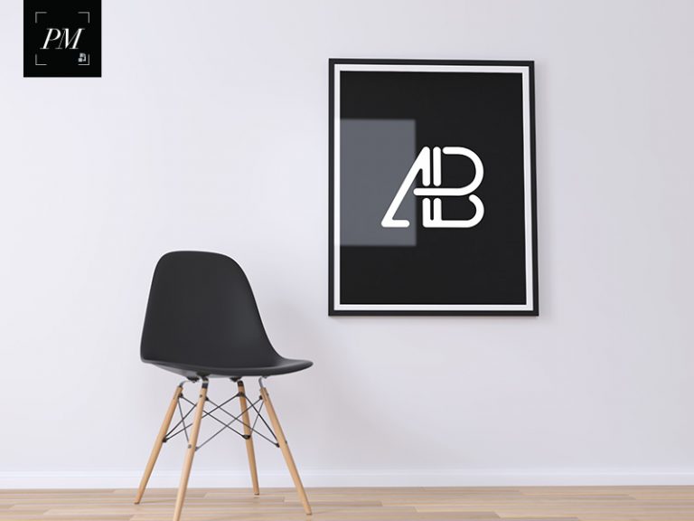 Poster Frame PSD Mockup - Poster Mockup