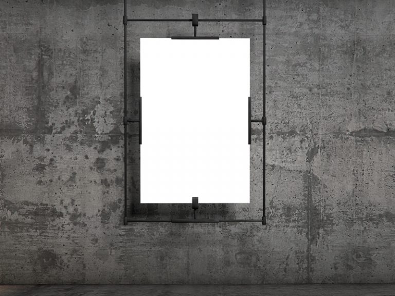 Concrete Environment Poster Mockup PSD - Poster Mockup