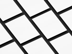 18x24 Grid Poster Mockup For Branding - Poster Mockup