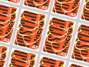 Free A3 Grid Advertising Poster Mockup - Poster Mockup